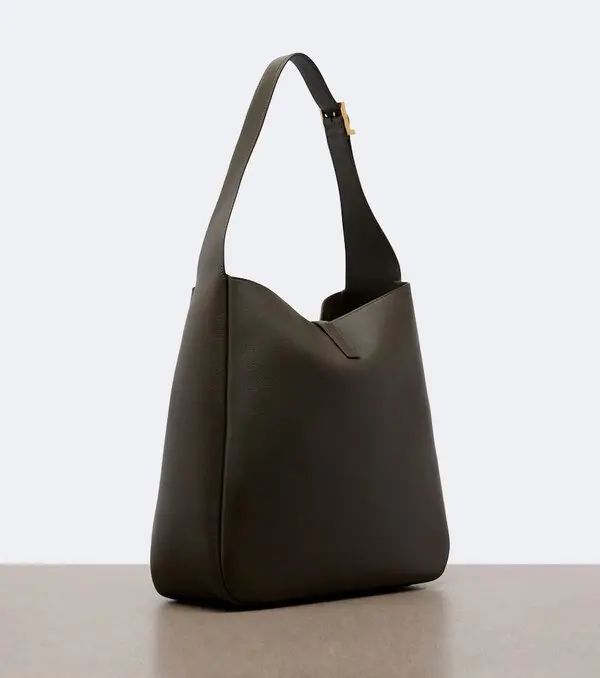 Saint Laurent Le 5 A 7 Supple Large Leather Shoulder Bag