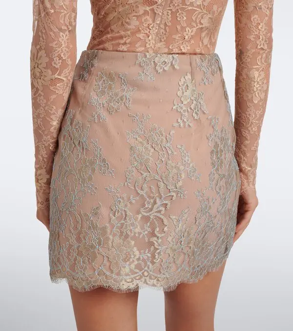 Valentino Garavani Lace Miniskirt