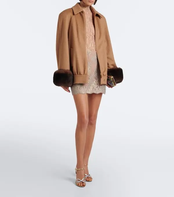 Valentino Garavani Lace Miniskirt