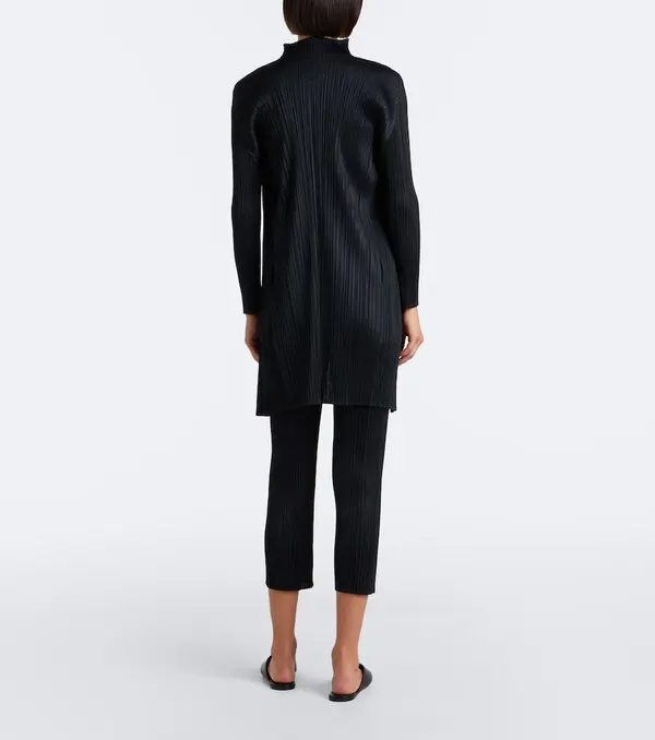 Issey Miyake Basics Cropped Pleated Slim Pants