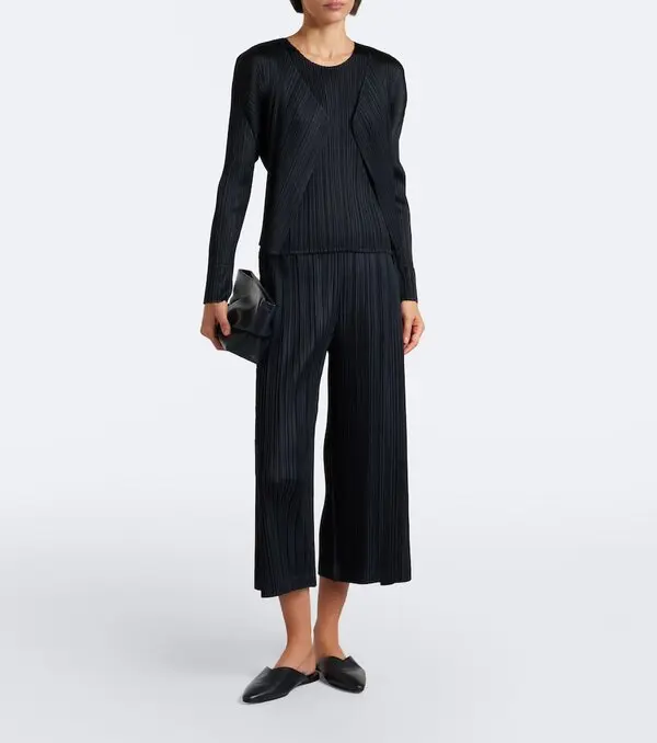 Issey Miyake Basics Pleated Cardigan