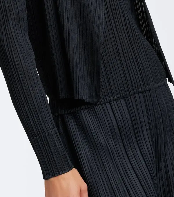 Issey Miyake Basics Pleated Cardigan