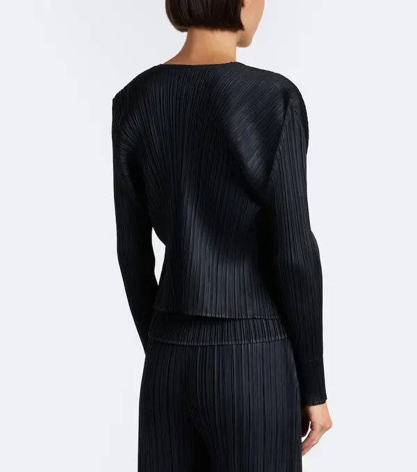 Issey Miyake Basics Pleated Cardigan