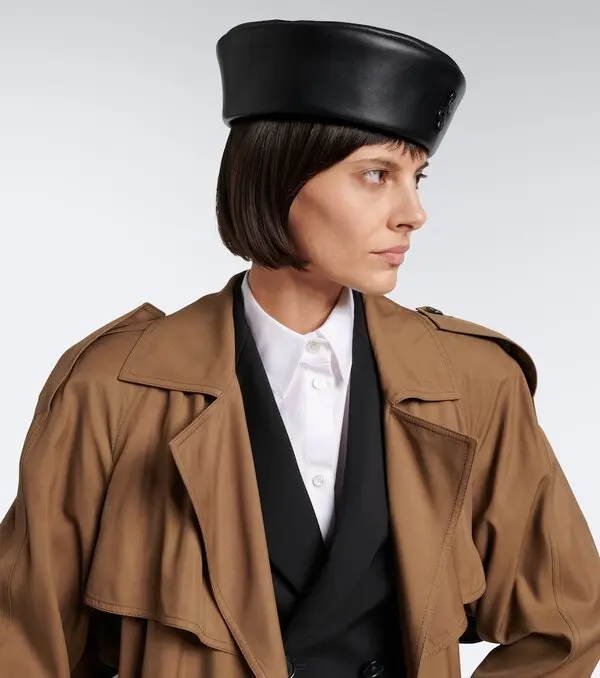 Ruslan Baginskiy Logo Leather Hat