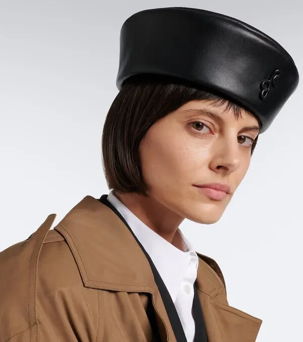 Ruslan Baginskiy Logo Leather Hat