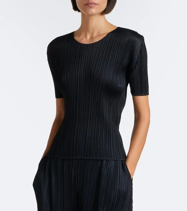 Issey Miyake Basics Pleated Top