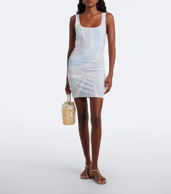 Emilio Pucci Iride Jersey Mini Dress