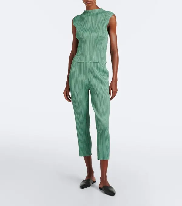 Issey Miyake August Pleated Slim Pants