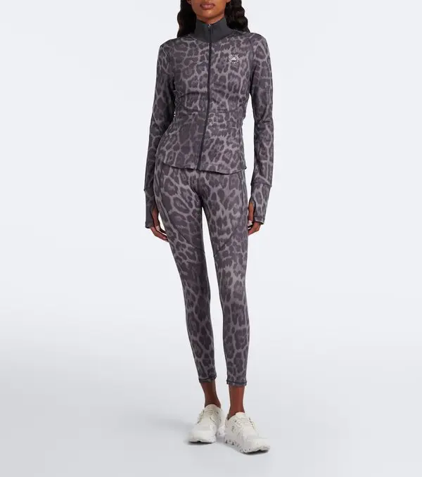 Adidas By Stella McCartney Truepurpose Leopard-print Leggings