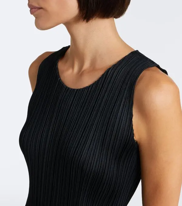 Issey Miyake Basics Pleated Top