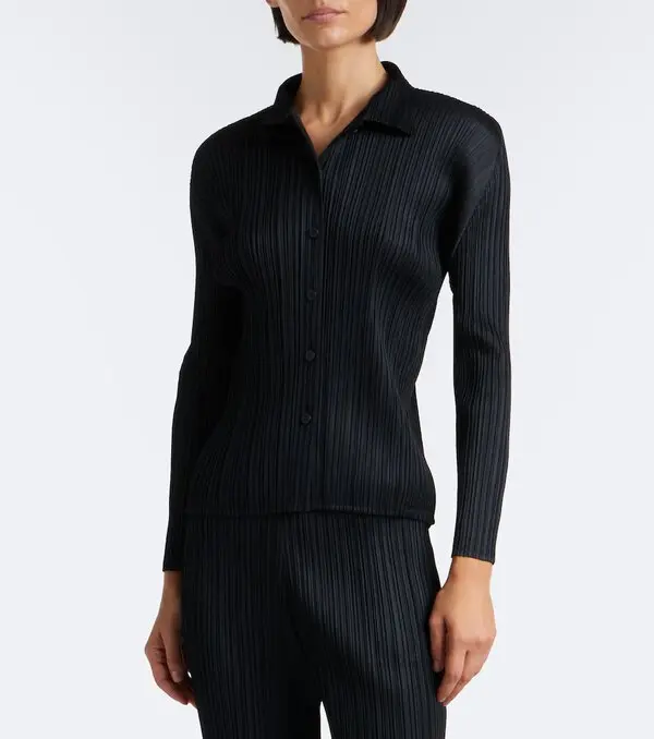 Issey Miyake Basics Pleated Shirt