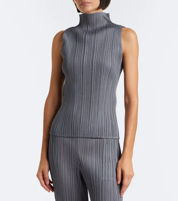 Issey Miyake Basics Pleated Top
