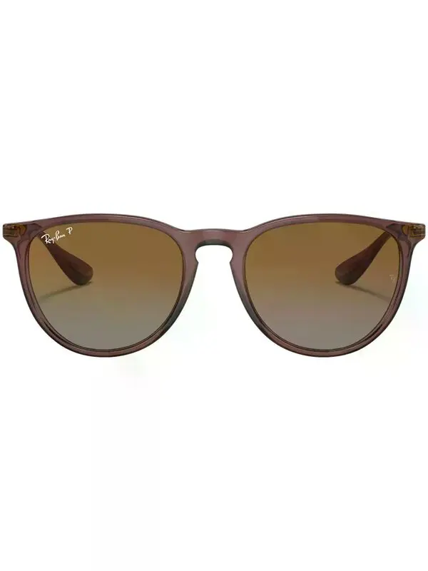 Ray-ban Erika Round-frame Sunglasses - Brown