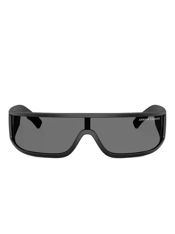 Armani Exchange Rectangular-frame Sunglasses - Black