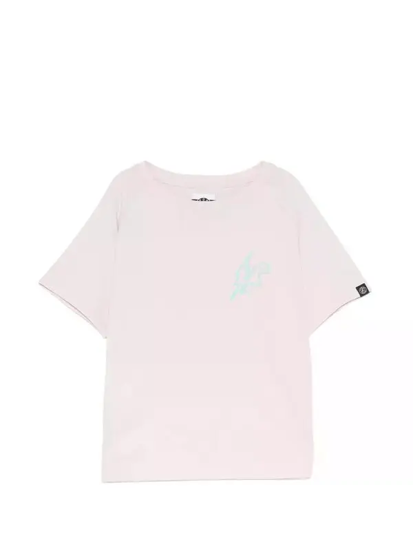 AGNES B. Embroidered Icons T-shirt - Pink