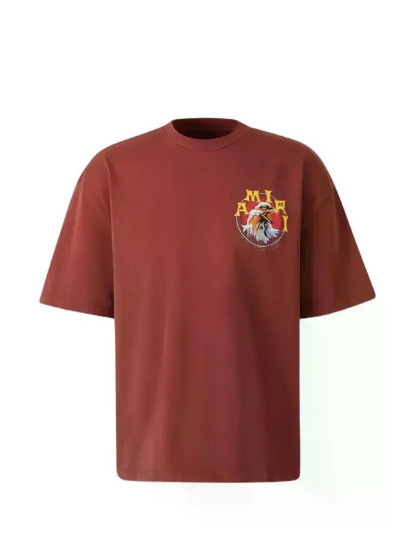 Amiri Eagle-print T-shirt - Red