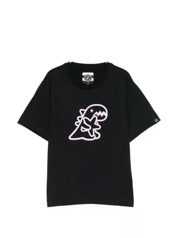 AGNES B. Hugging Star Dino T-shirt - Black