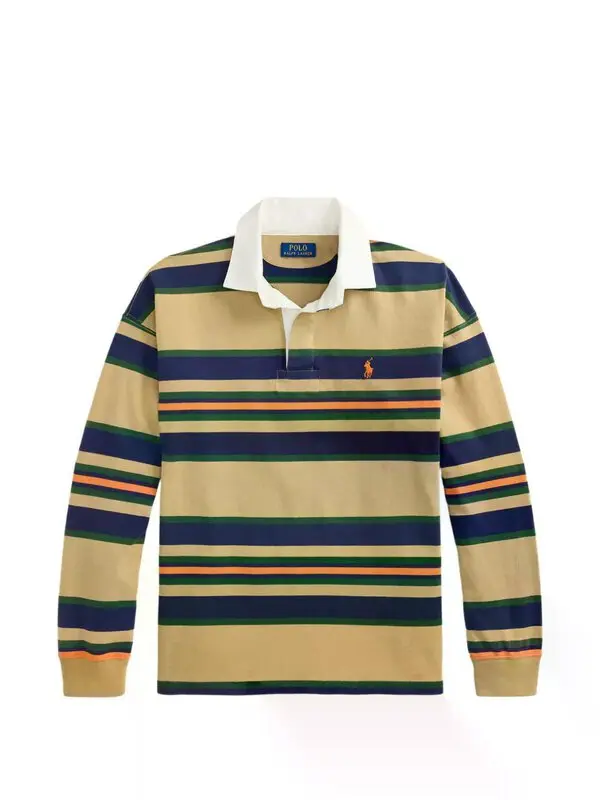 Polo Ralph Lauren Striped Cotton Sweater - Neutrals