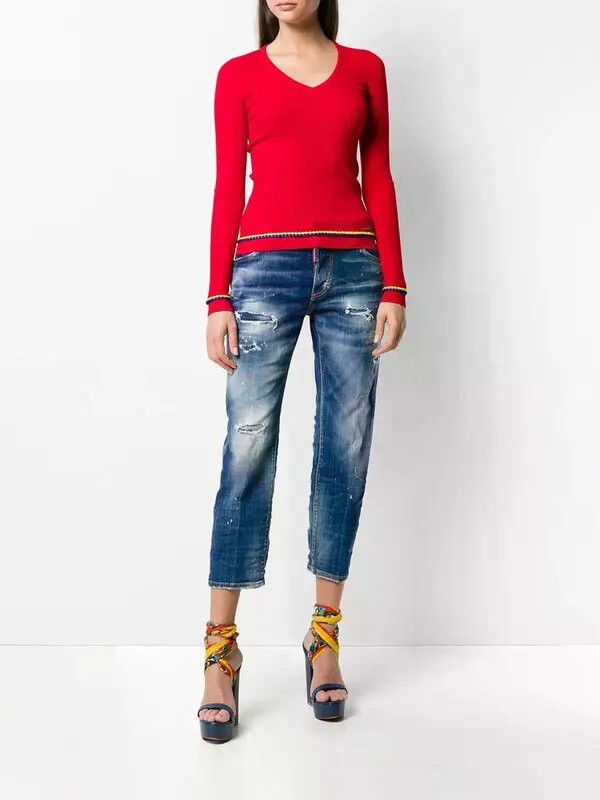 Dsquared2 Boyfriend Cropped Jeans