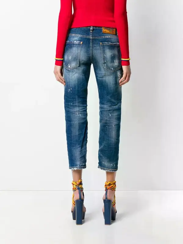 Dsquared2 Boyfriend Cropped Jeans