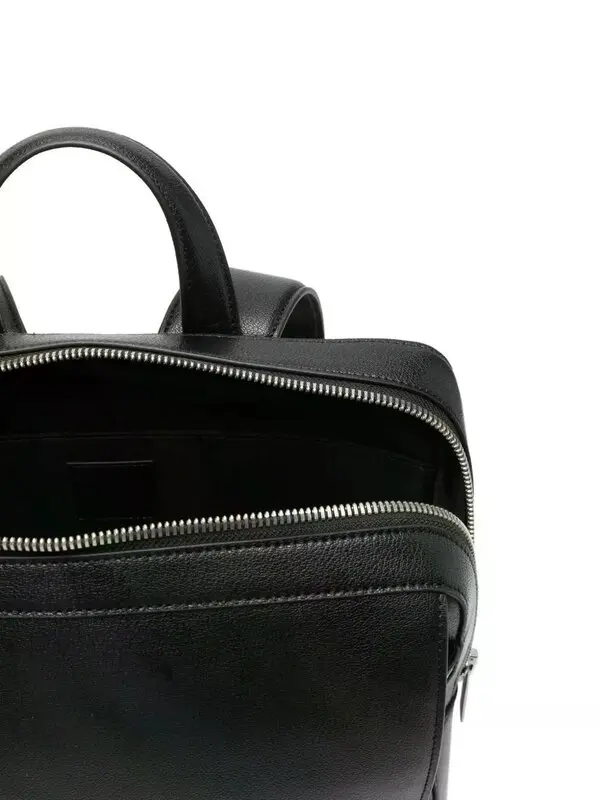 Sandro Grainy-effect Zip-around Backpack