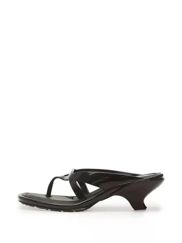 Melissa Layla Crossover-strap Thong Sandals - Black