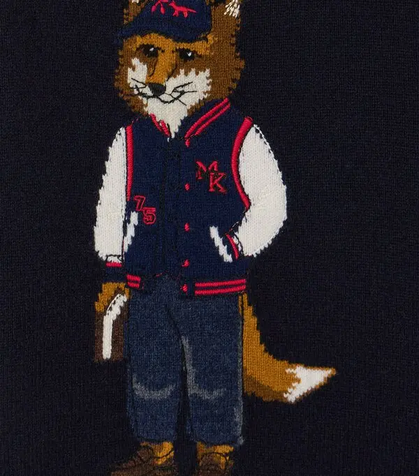 Bonpoint X Maison Kitsuné Wool Fox Sweater