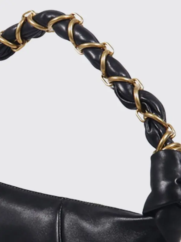 Saint Laurent Amalia Hobo Bag With Woven Handle