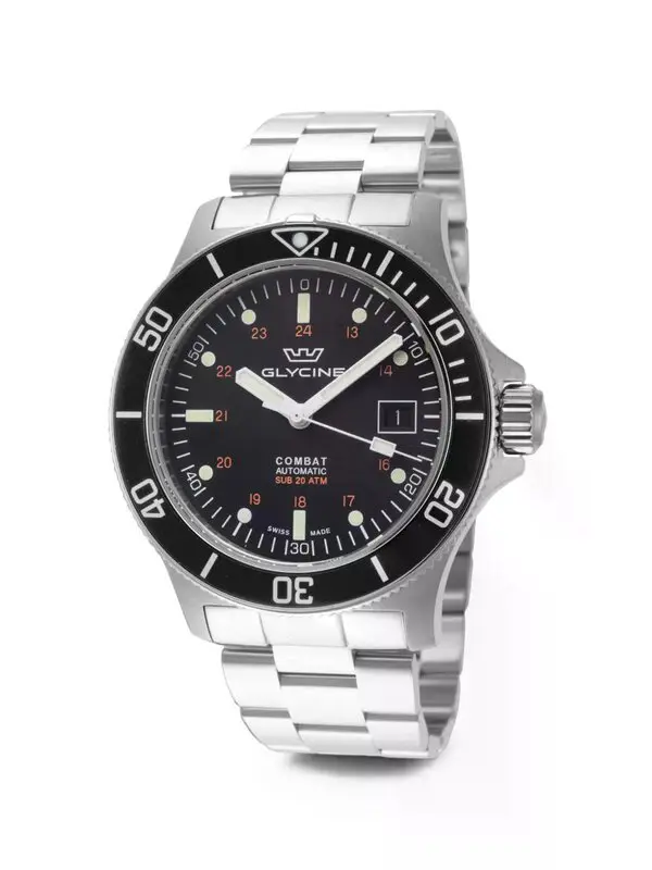 GLYCINE Combat Sub 42mm Watch - Black
