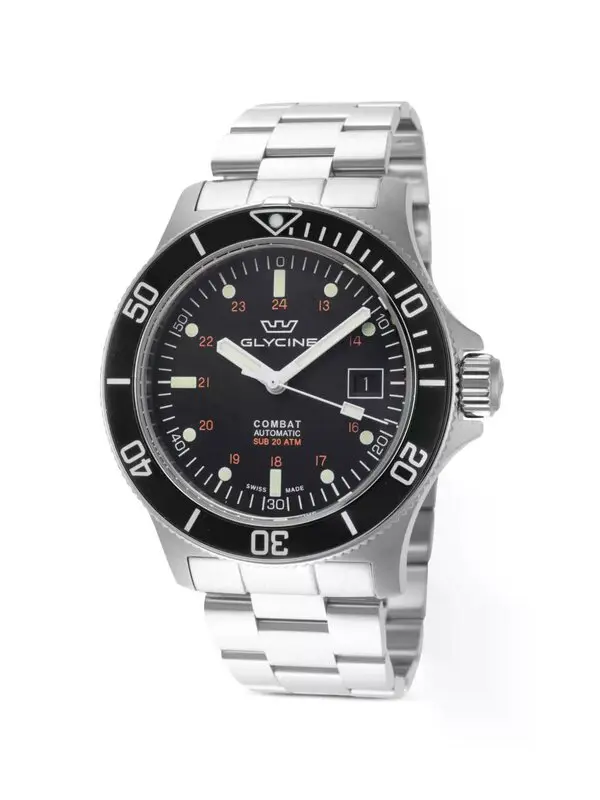 GLYCINE Combat Sub 42mm Watch - Black