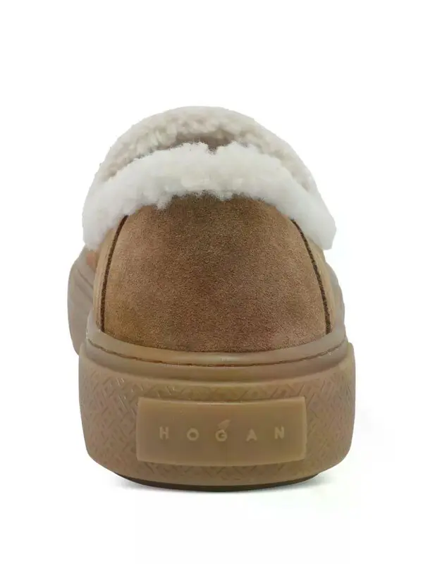 Hogan Shearling-trim Loafers