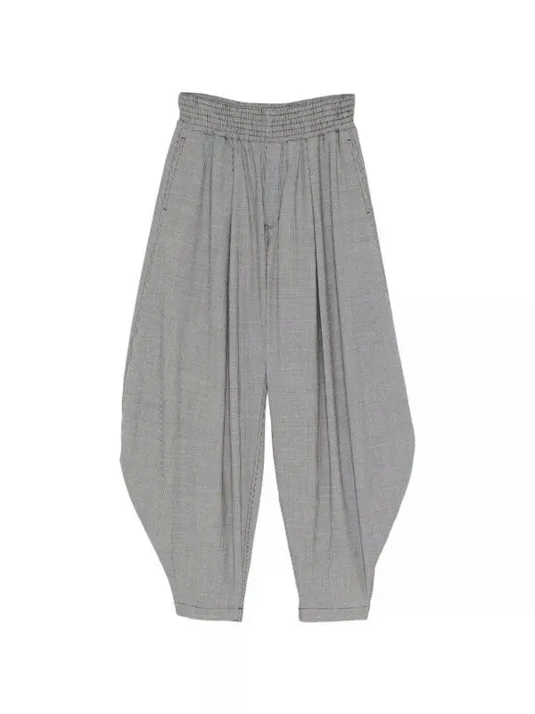 Comme Des Garçons Houndstooth Balloon Trousers - Black