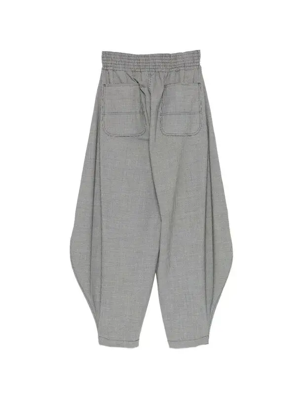 Comme Des Garçons Houndstooth Balloon Trousers
