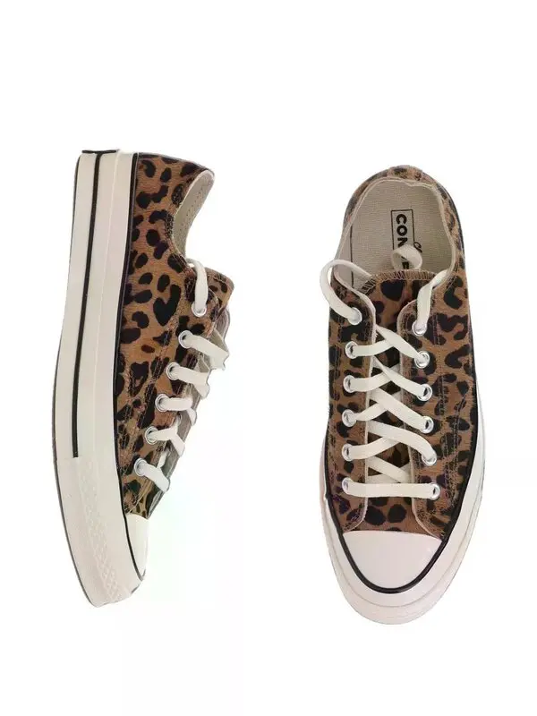 CONVERSE Chuck 70 Leopard Print Low Top Sneakers - Brown