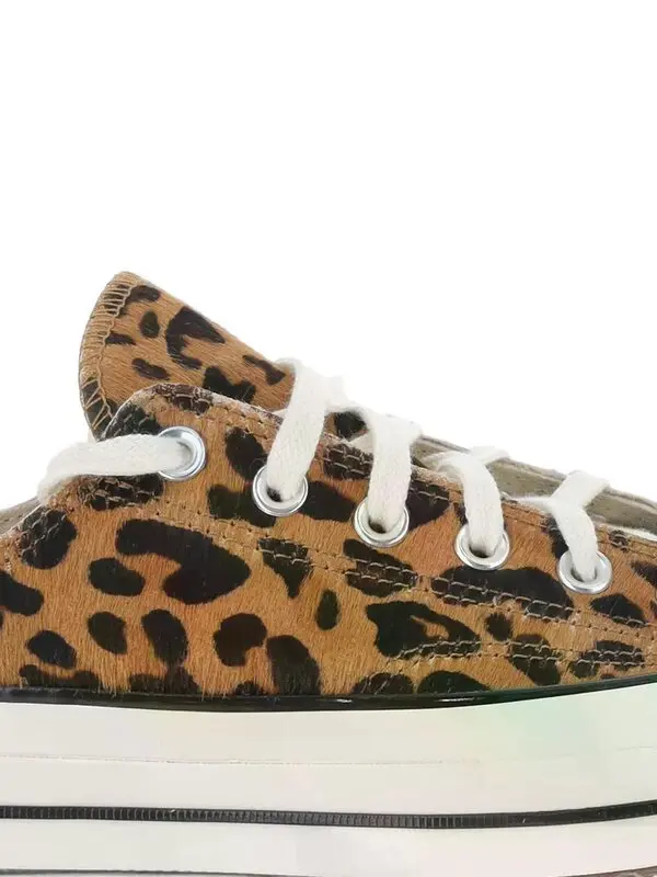 CONVERSE Chuck 70 Leopard Print Low Top Sneakers - Brown