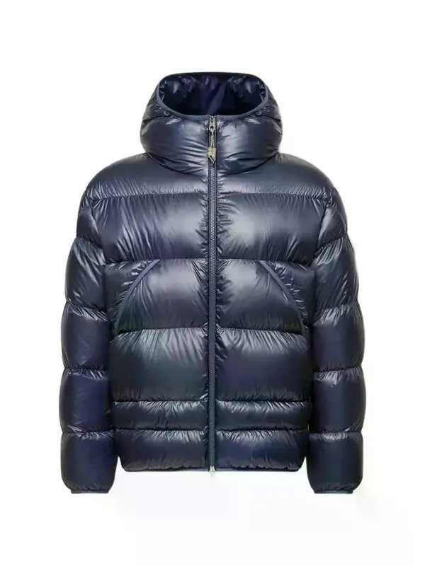 Moncler Anapo Quilted Hooded Jacket - Blue