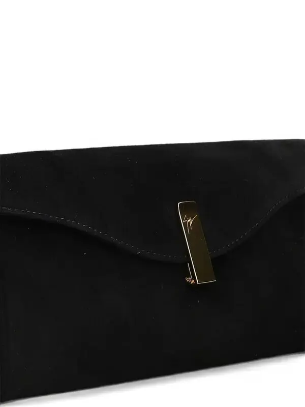 GIUSEPPE ZANOTTI Logo-plaque Chain-link Clutch Bag