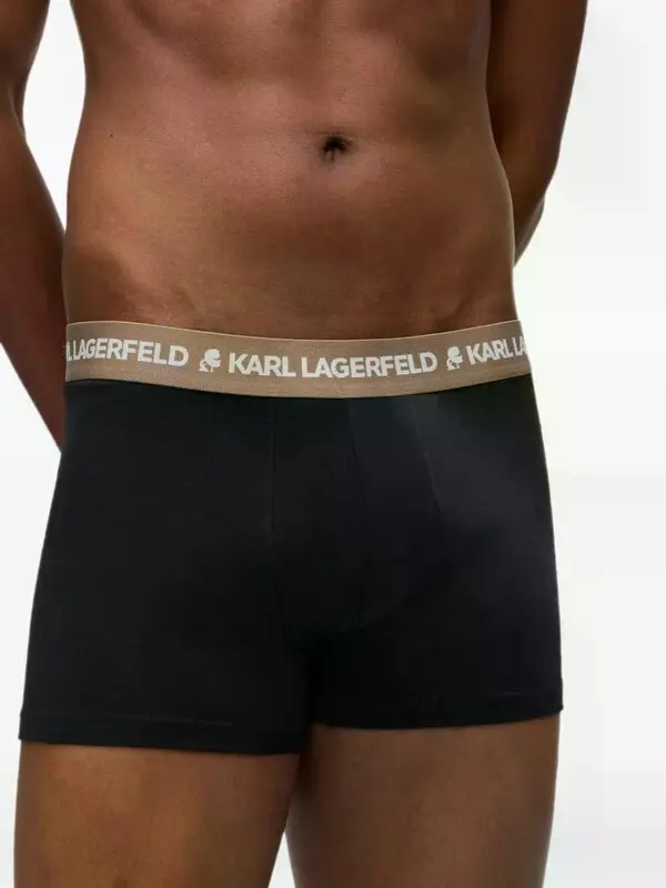 Karl Lagerfeld Contrast-waistband Trunks