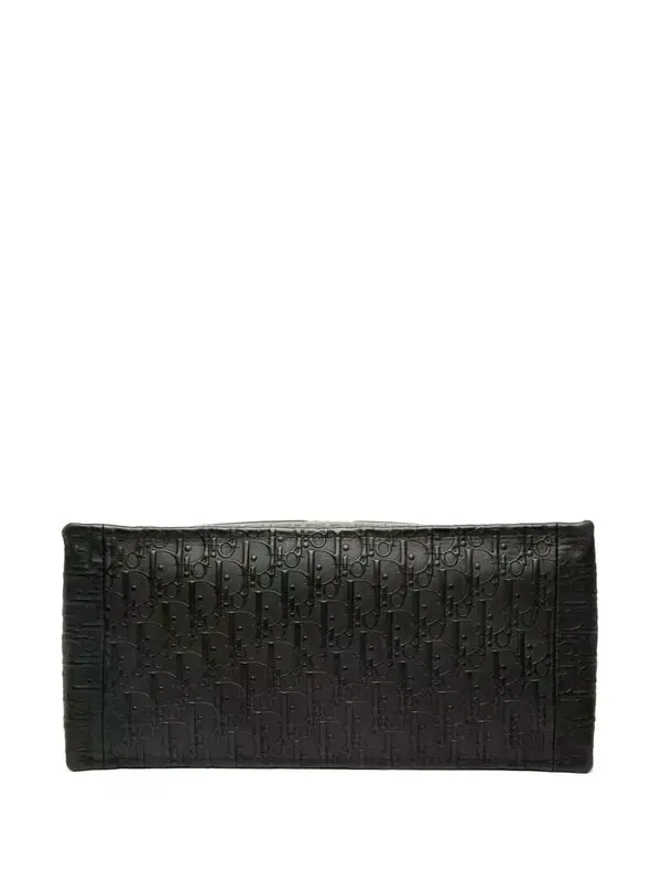 Dior 2019 Medium Oblique Embossed Leather Book Tote Bag