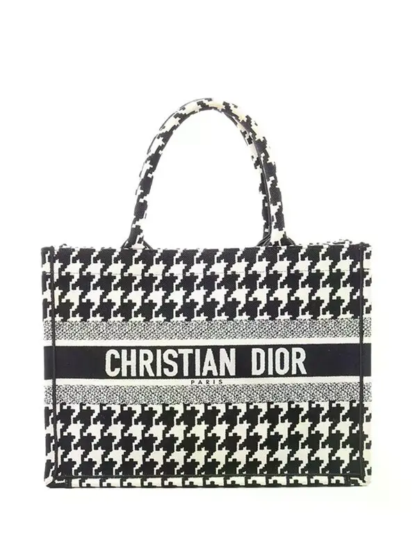 Dior Medium Book Tote Bag - Black