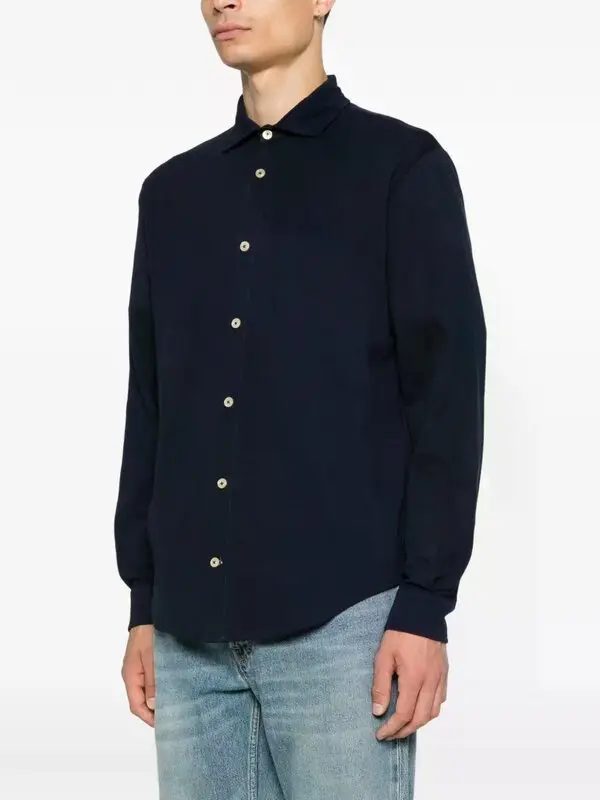 Eleventy Button-down Long-sleeve Shirt