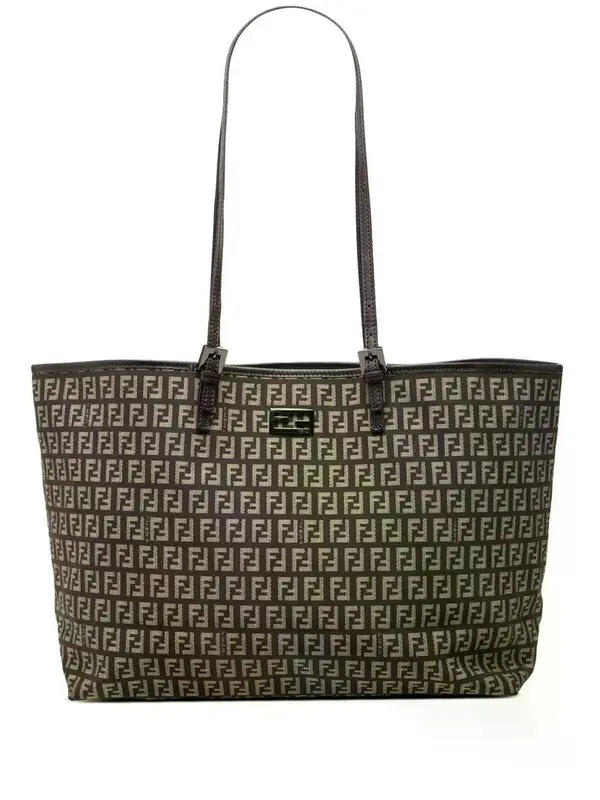 Fendi Zucchino Canvas Tote Bag