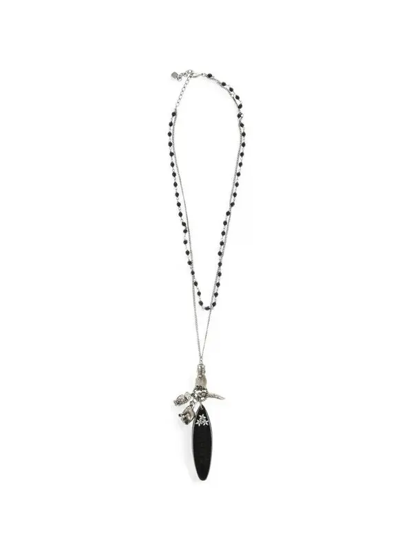 Dsquared2 Surf Charm Necklace - Silver