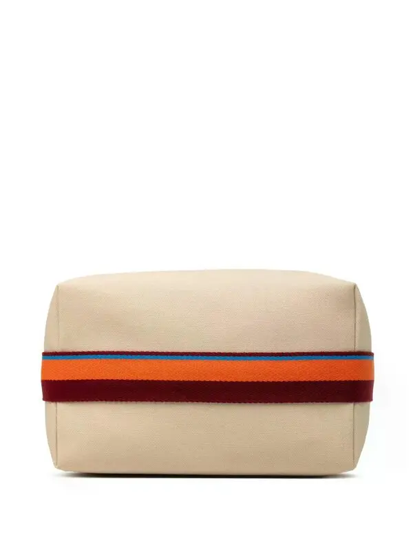 Hermès Large Toile Bride A Brac Pavillon Case Vanity Bag