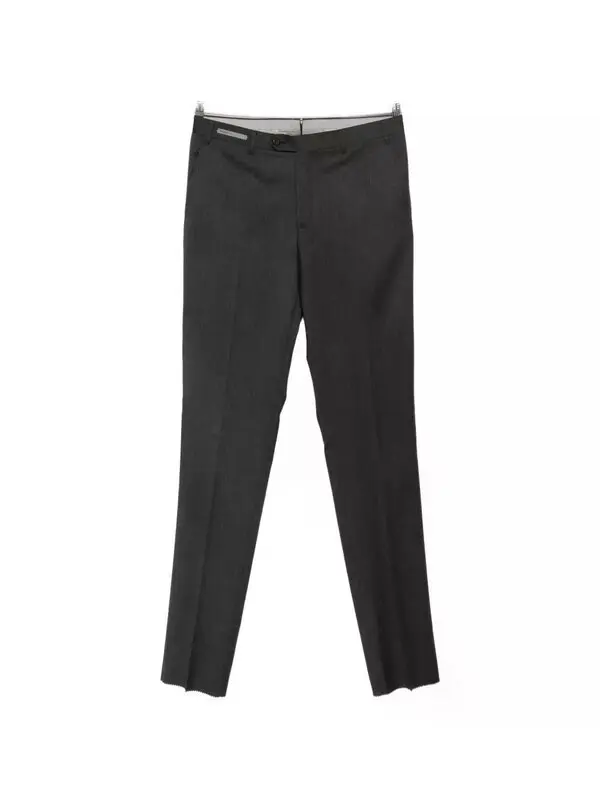 Corneliani Pressed-crease Trousers - Grey