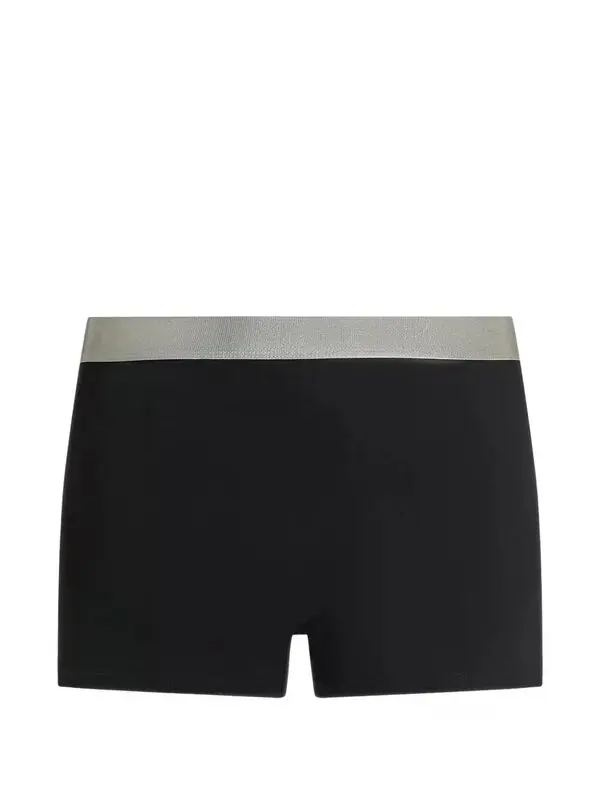 Karl Lagerfeld Metallic-logo Boxers - Black
