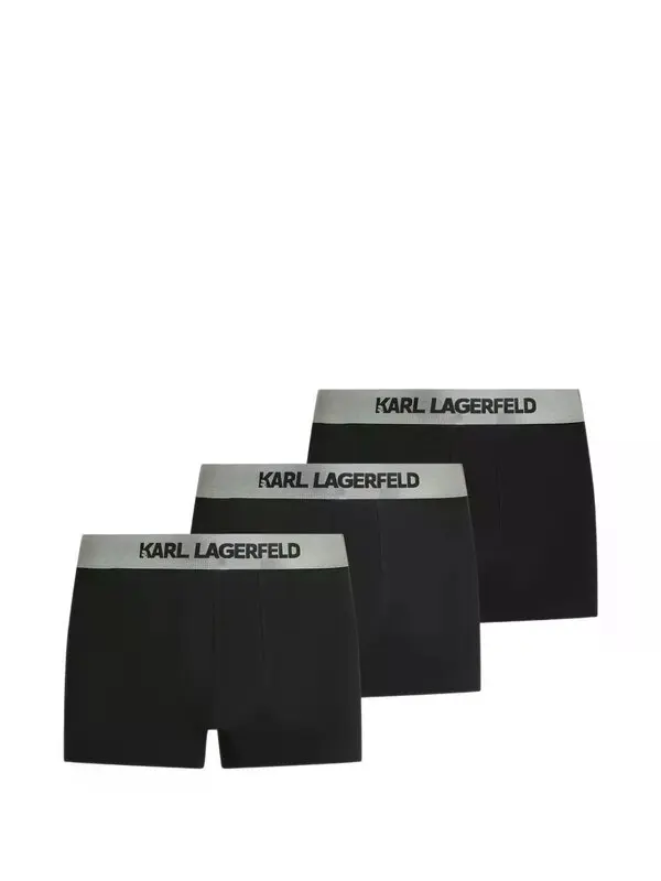 Karl Lagerfeld Metallic-logo Boxers