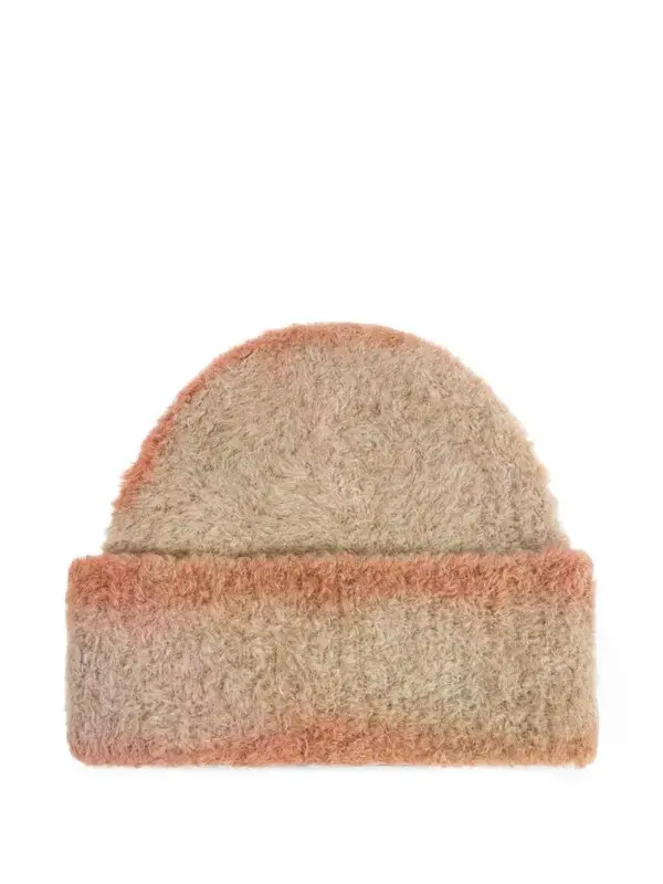 DIESEL® Beanie With Sprayed Effect - Neutrals