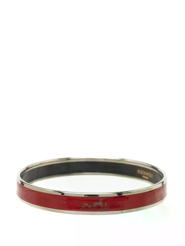 Hermès Enamel Calech Bangle Bracelet