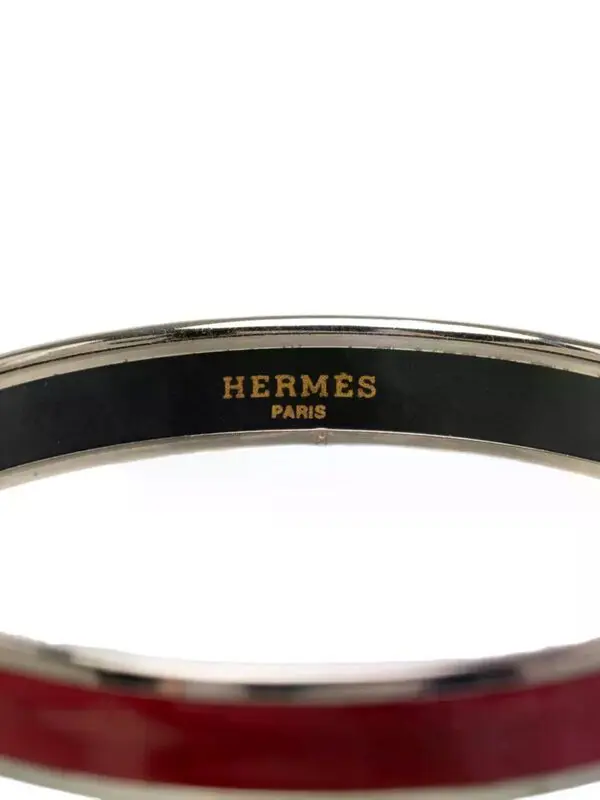 Hermès Enamel Calech Bangle Bracelet